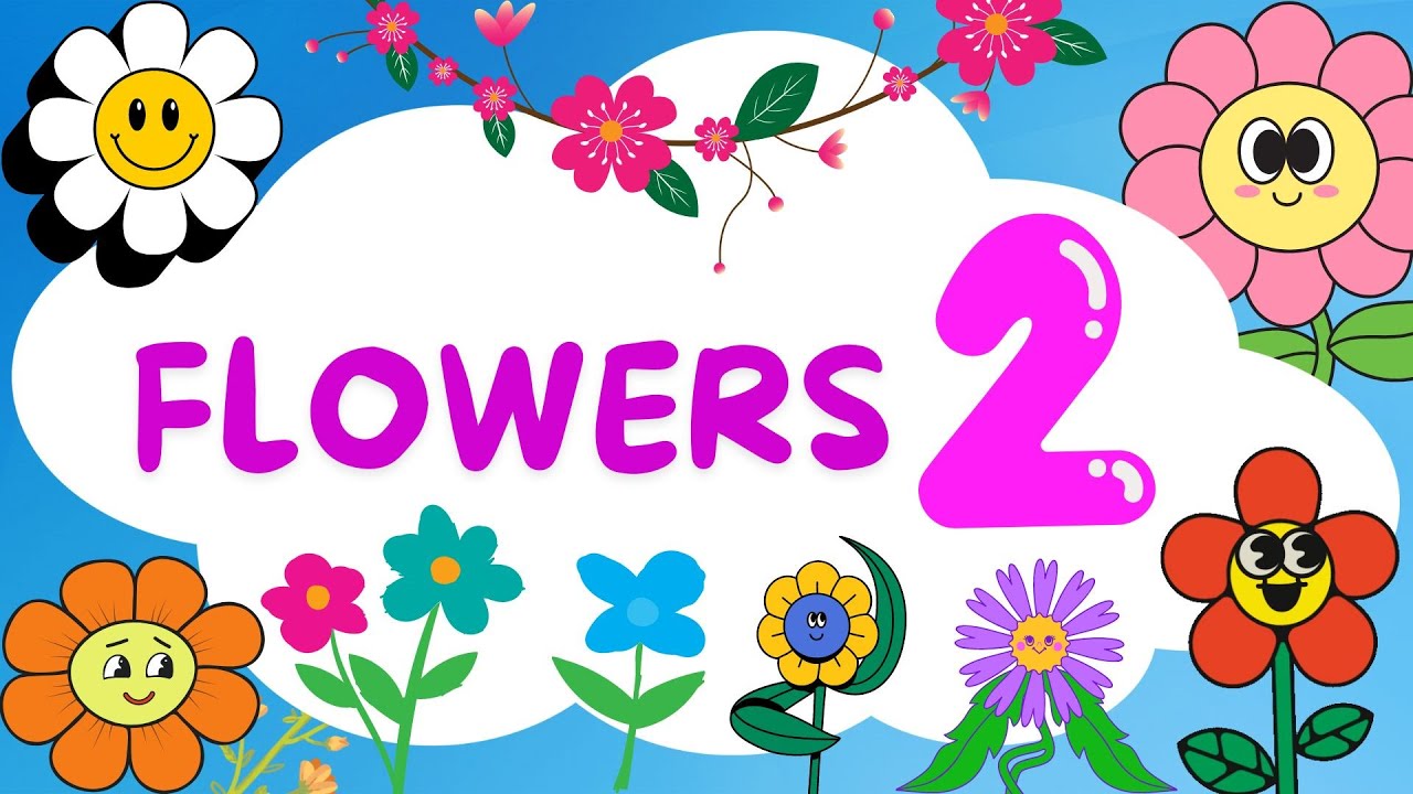 Flowers for Kids Part 2 | Fun & Colorful World of Flowers | All About ...