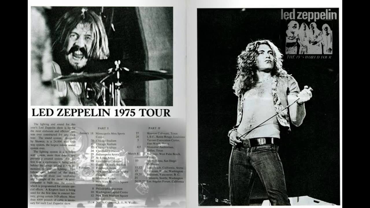Led Zeppelin Live 1975 mix - YouTube