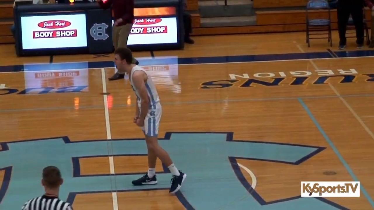 Chase Elmore Hits GAME WINNING 3 for Central Hardin HS Basketball - YouTube