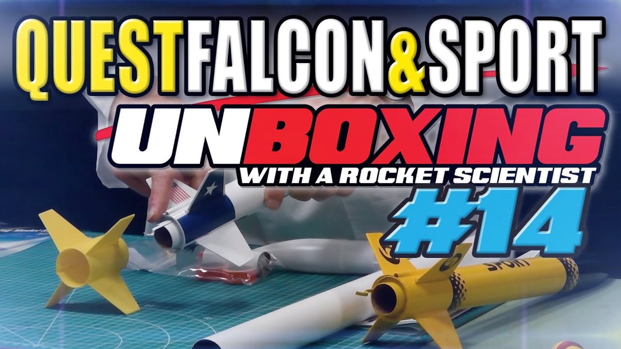 Unbox the Quest Falcon Model Rocket Kit - YouTube