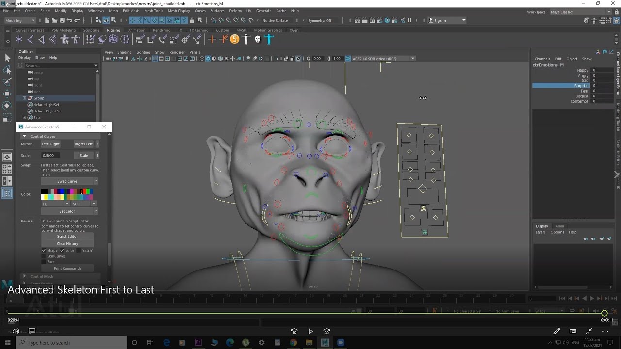 Advanced Skeleton First to Last - YouTube