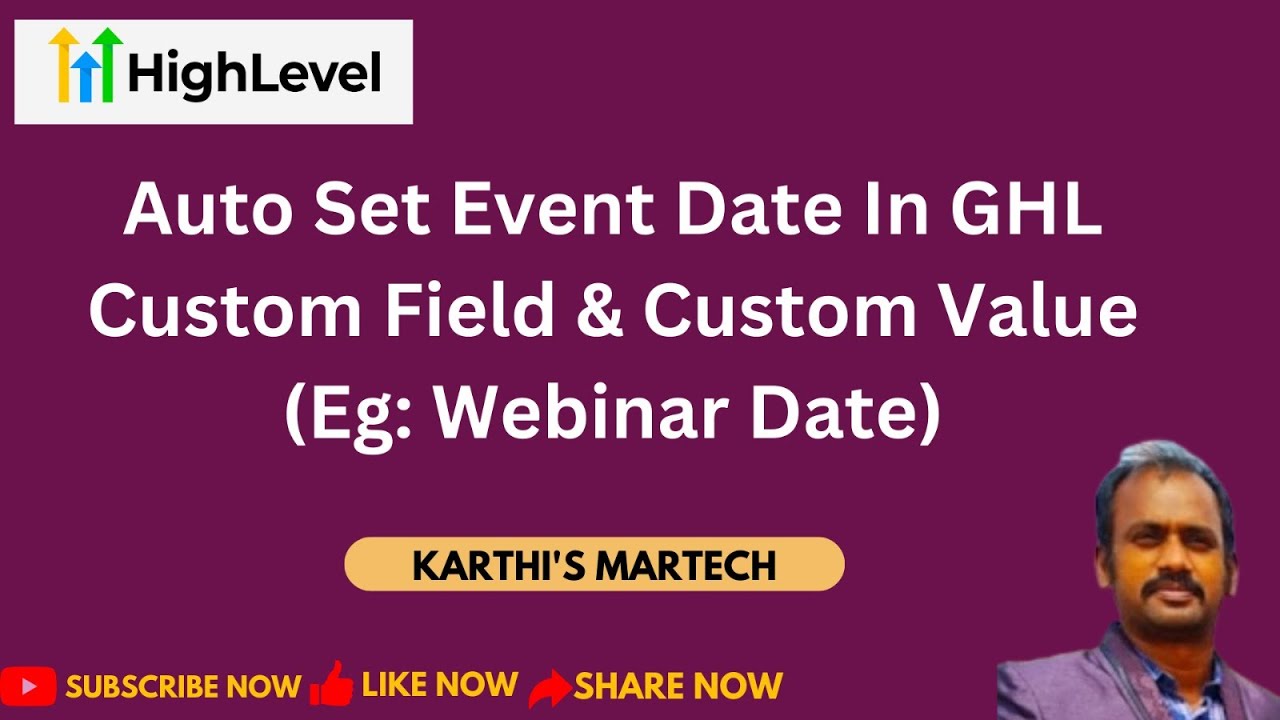 Custom Tool: Auto Event Date Setter in Forms & Funnels | HighLevel ...