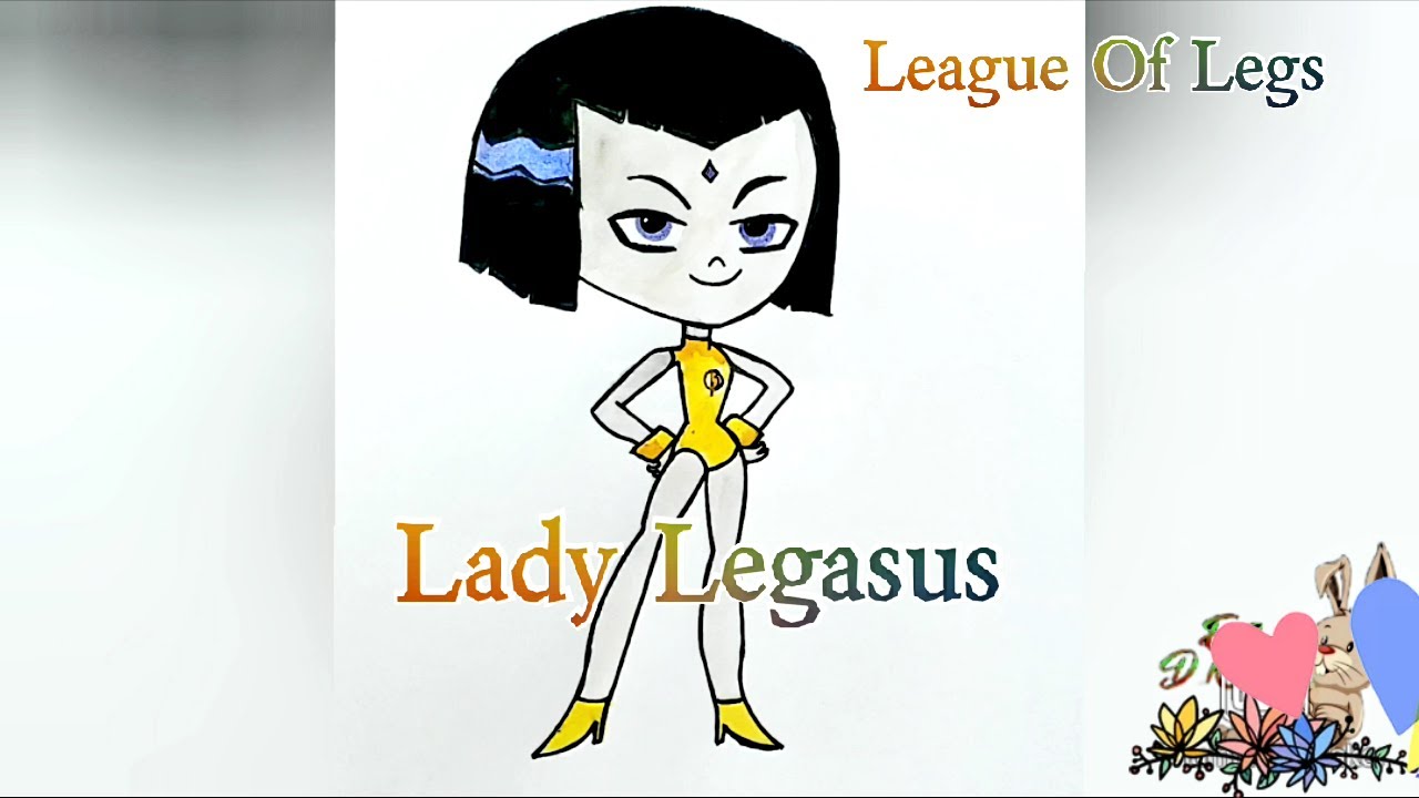 @EZDRAW | How to draw Lady Legasus Raven from teen titans go | Drawing ...