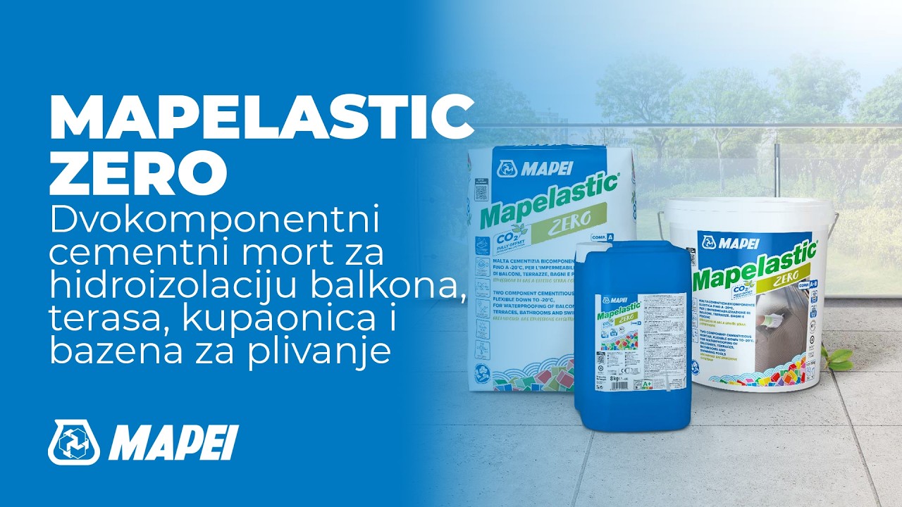 Mapei | Mapelastic Zero | Hidroizolacijski sustav za balkone i terase ...