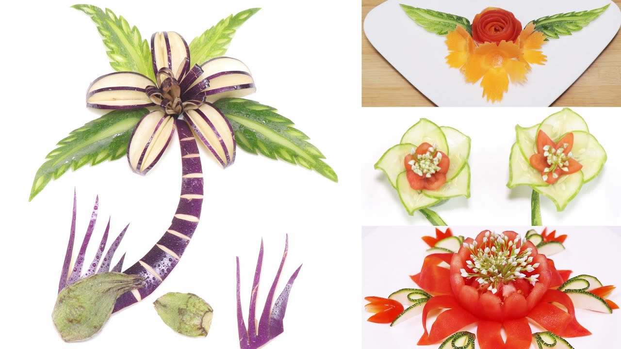 8 Artistic Vegetable Hacks & Ideas For Beautiful Foods Decorations ...