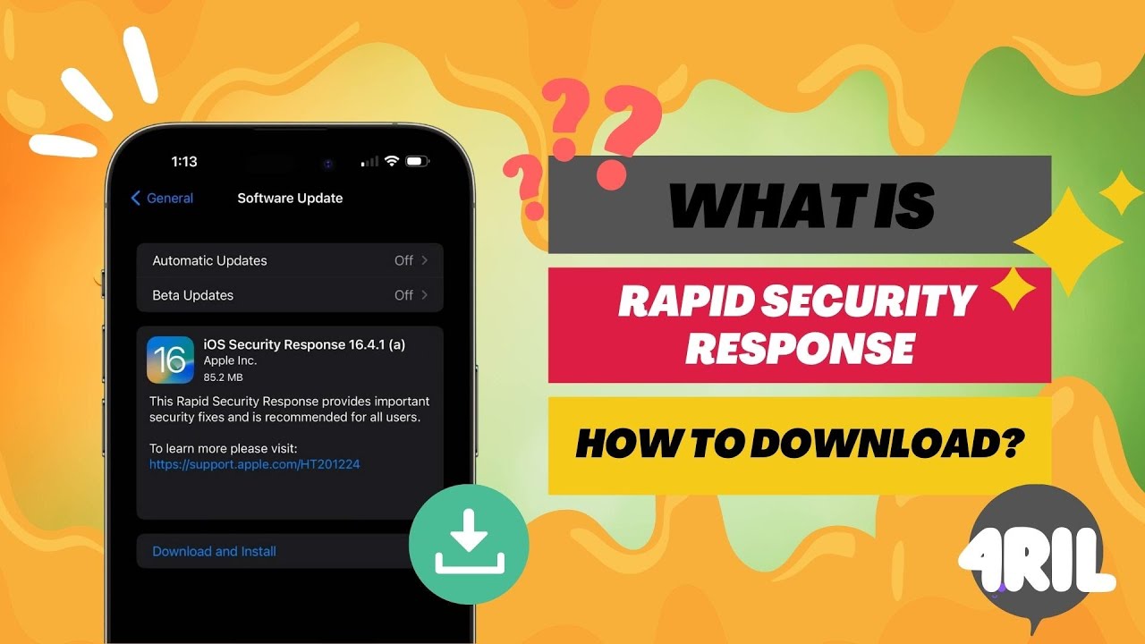 What Does Rapid Security Response Mean? Download it Now - YouTube