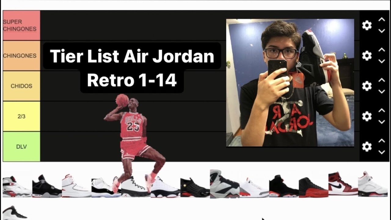 Tier List Air Jordan Retro 1-14 - YouTube