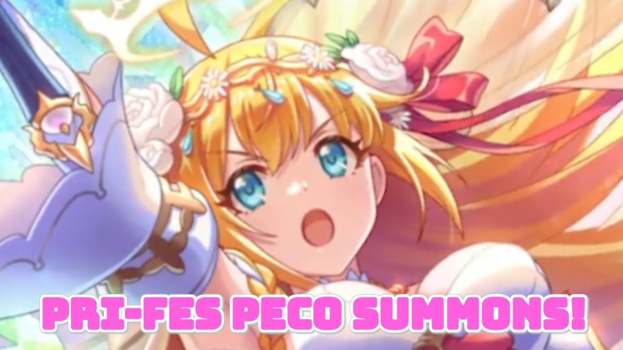 New Pecorine Summons- Princess Connect Re:Dive - YouTube
