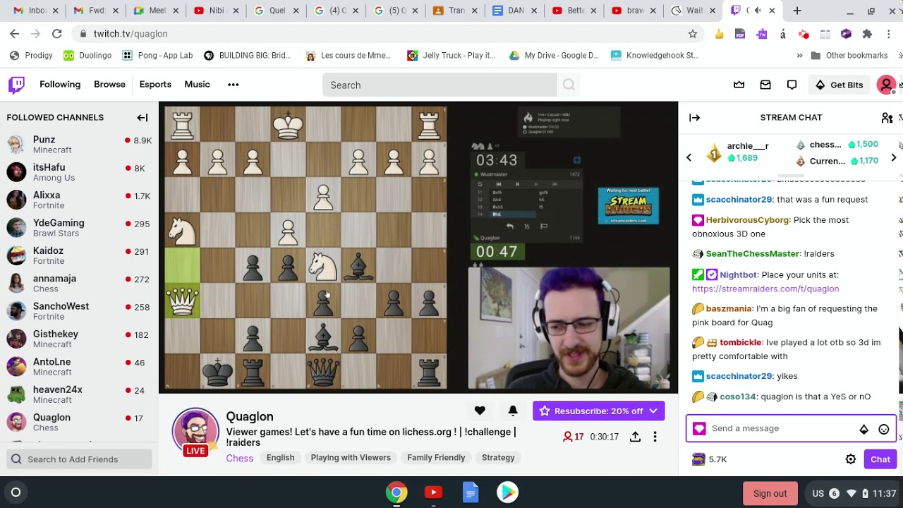 Playing CHESS AGAINST A STREAMER - YouTube