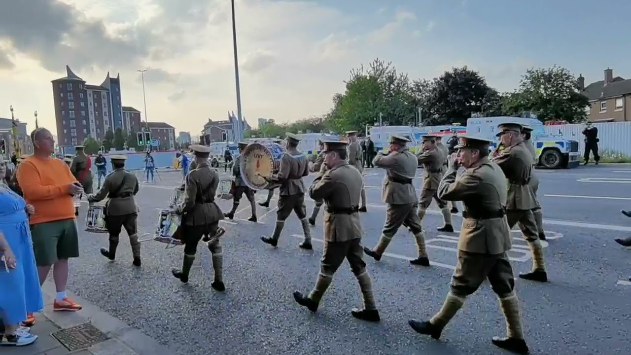 UVF Regimental Band at Somme memorial parade 1/7/21 - YouTube