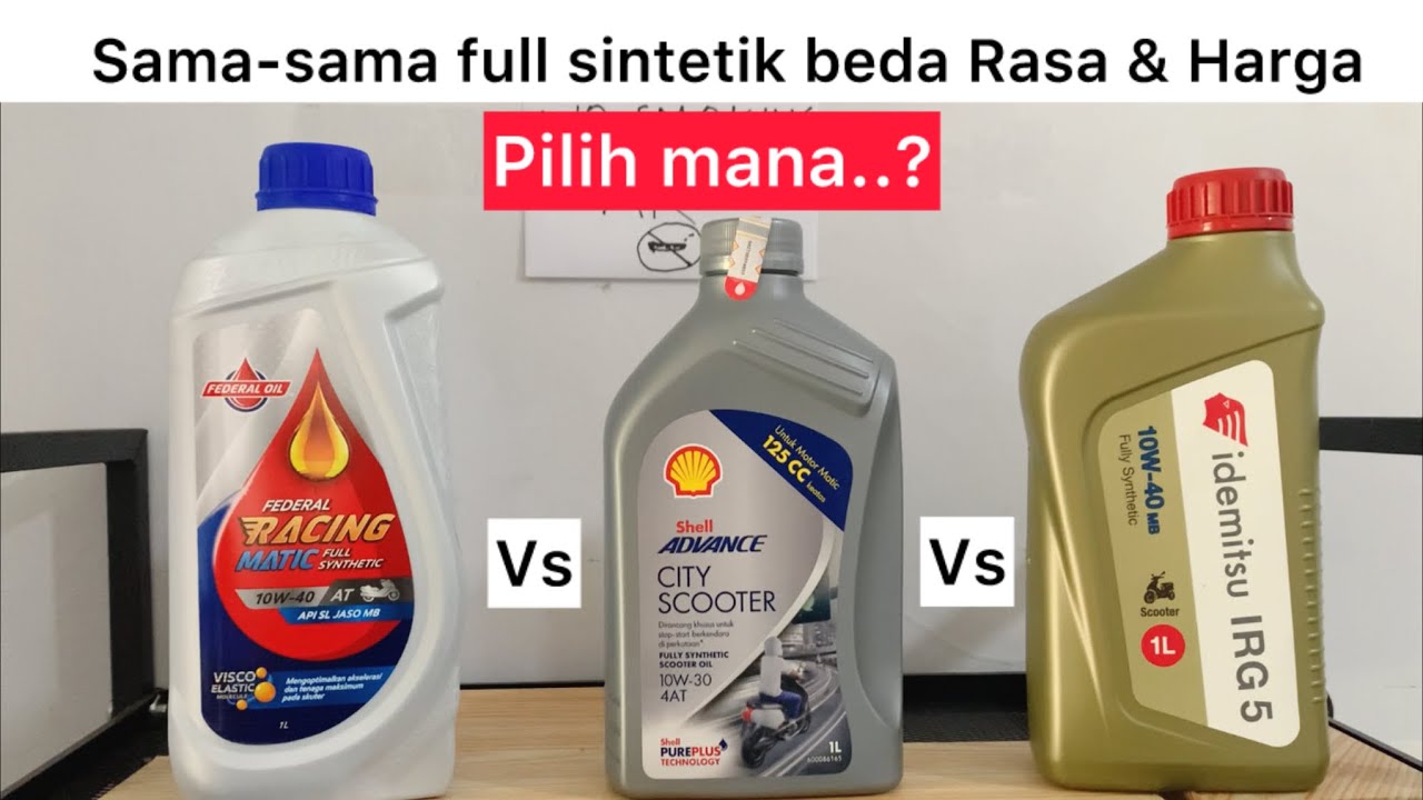 Oli terbaik untuk motor matic | oli yang bagus untuk motor matic beat ...