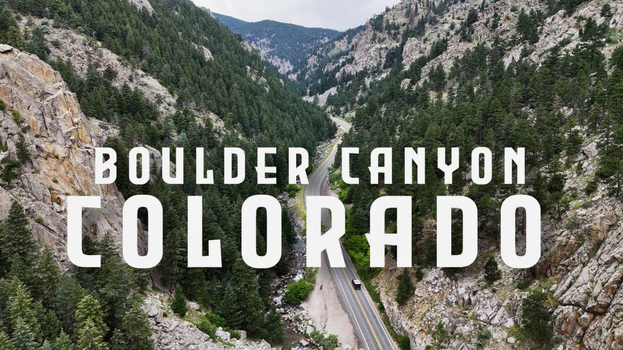 Boulder Canyon Drive | Boulder Colorado 4K Drone Video - YouTube