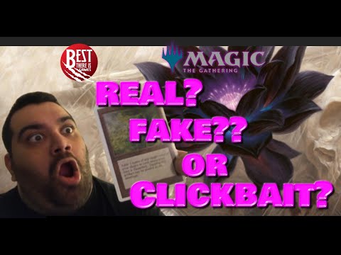 Checking Out The Hottest And The Most Fake Magic Cards - YouTube