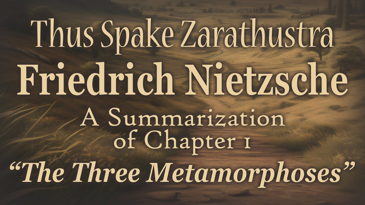 Friedrich Nietzsche's "Thus Spake Zarathustra," Chapter 1 titled "The ...