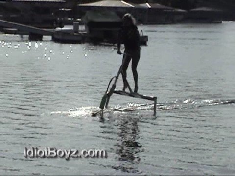 Human Powered Hydrofoil - YouTube