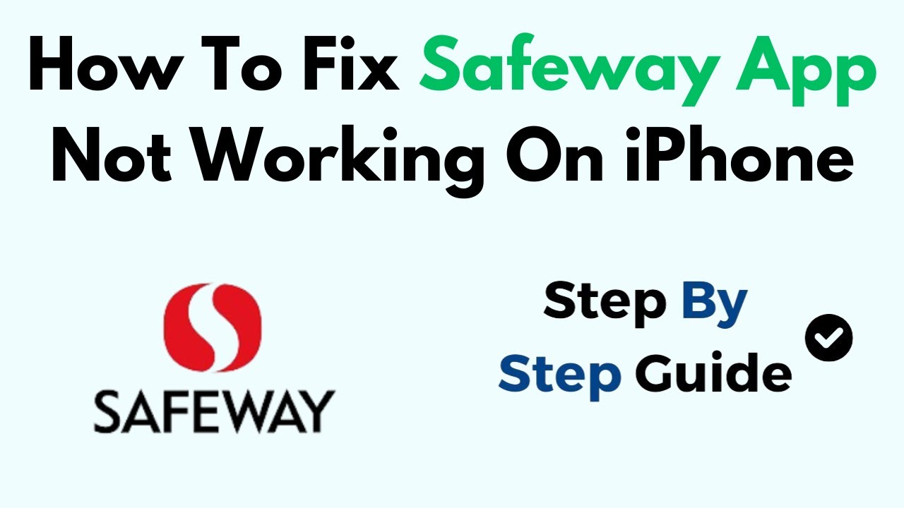 How To Fix Safeway App Not Working On iPhone - YouTube