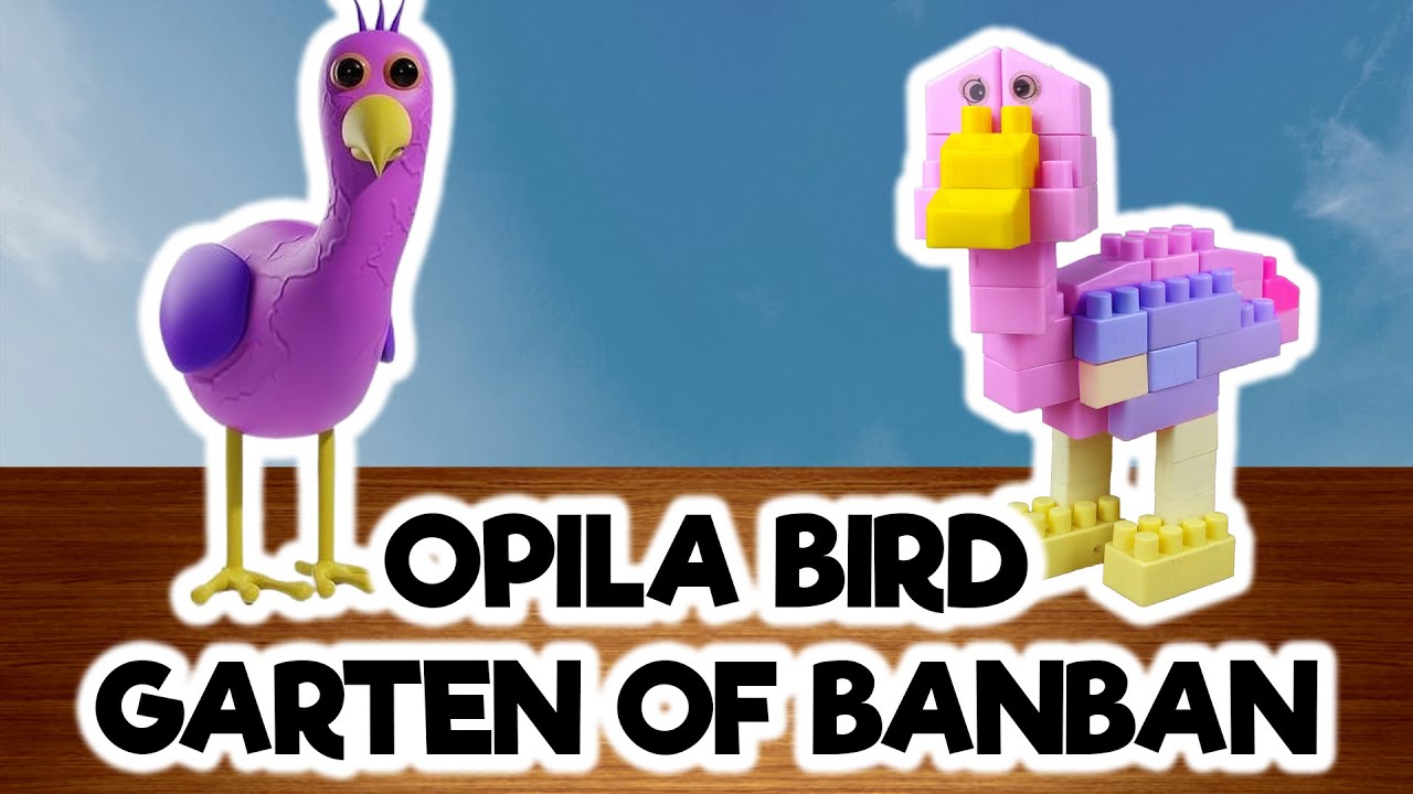 Cara Membuat Opilla Bird Garten Of Banban Dari Balok Susun - YouTube