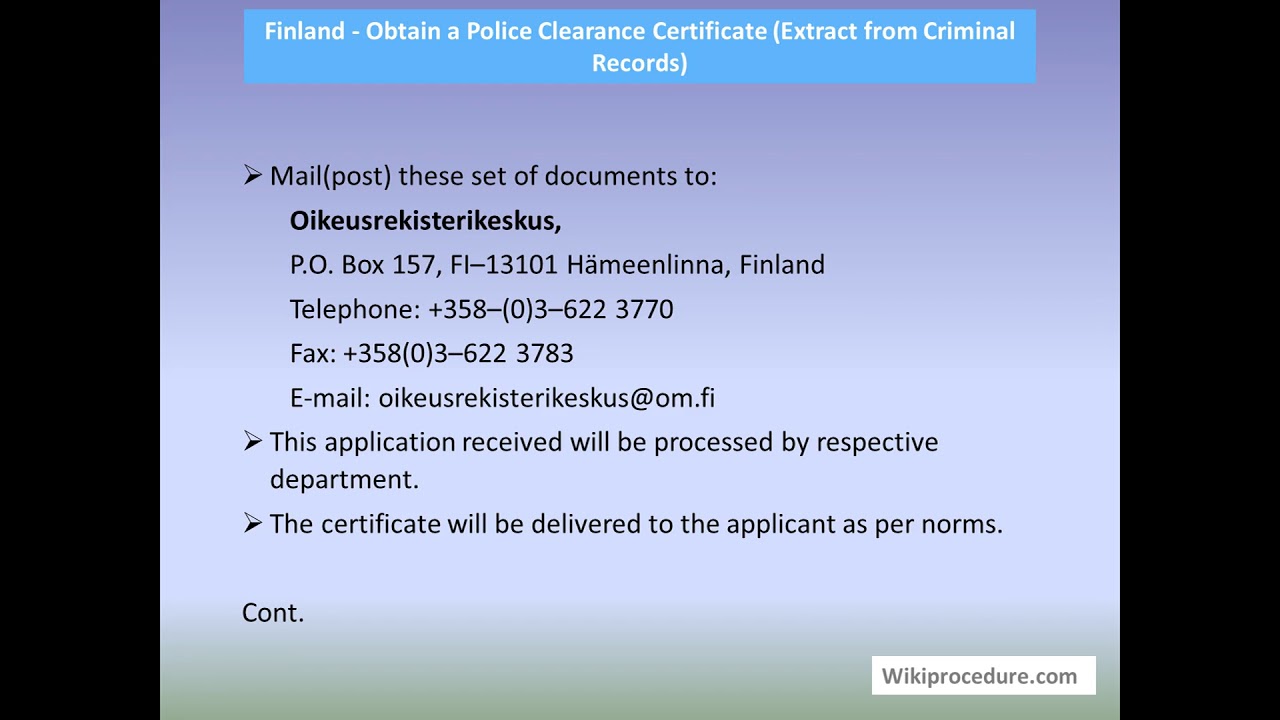 Finland Online Police Clearance Certificate Extract From Criminal finland-online-police-clearance-certificate-extract-from-criminal