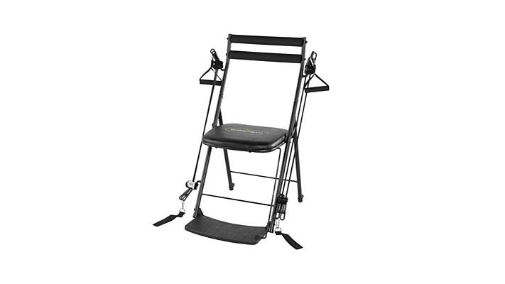 Chair Gym Exercise System with 2 Workout DVDs - YouTube