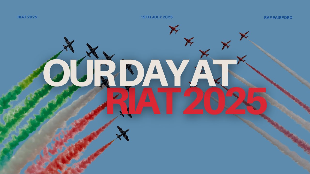 OUR FULL DAY AT RIAT 2025 - RAF FAIRFORD - YouTube