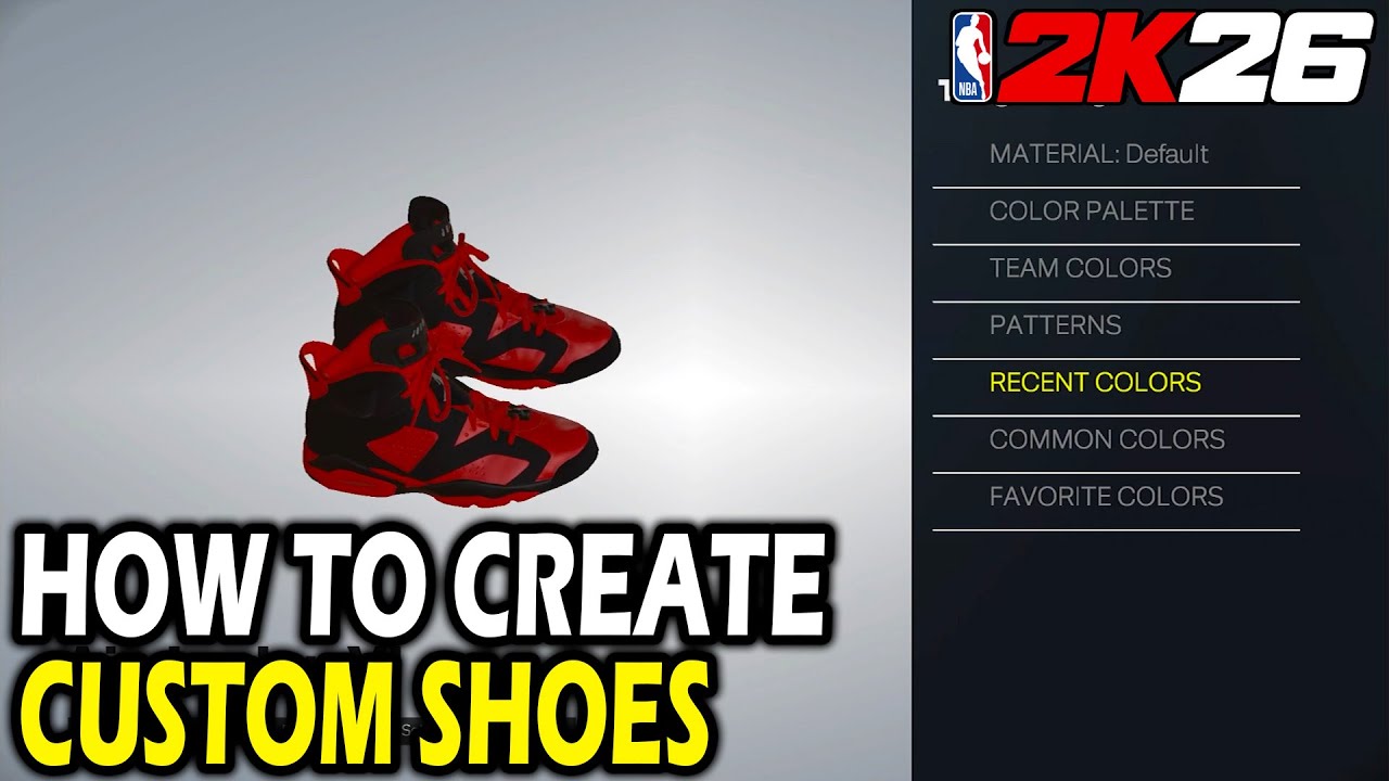 How to Create Custom Shoes in NBA 2k26 - YouTube