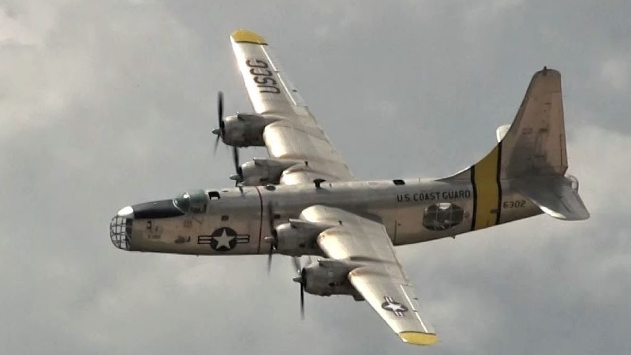 RARE Consolidated PB4Y-2 Privateer ACTION! - YouTube