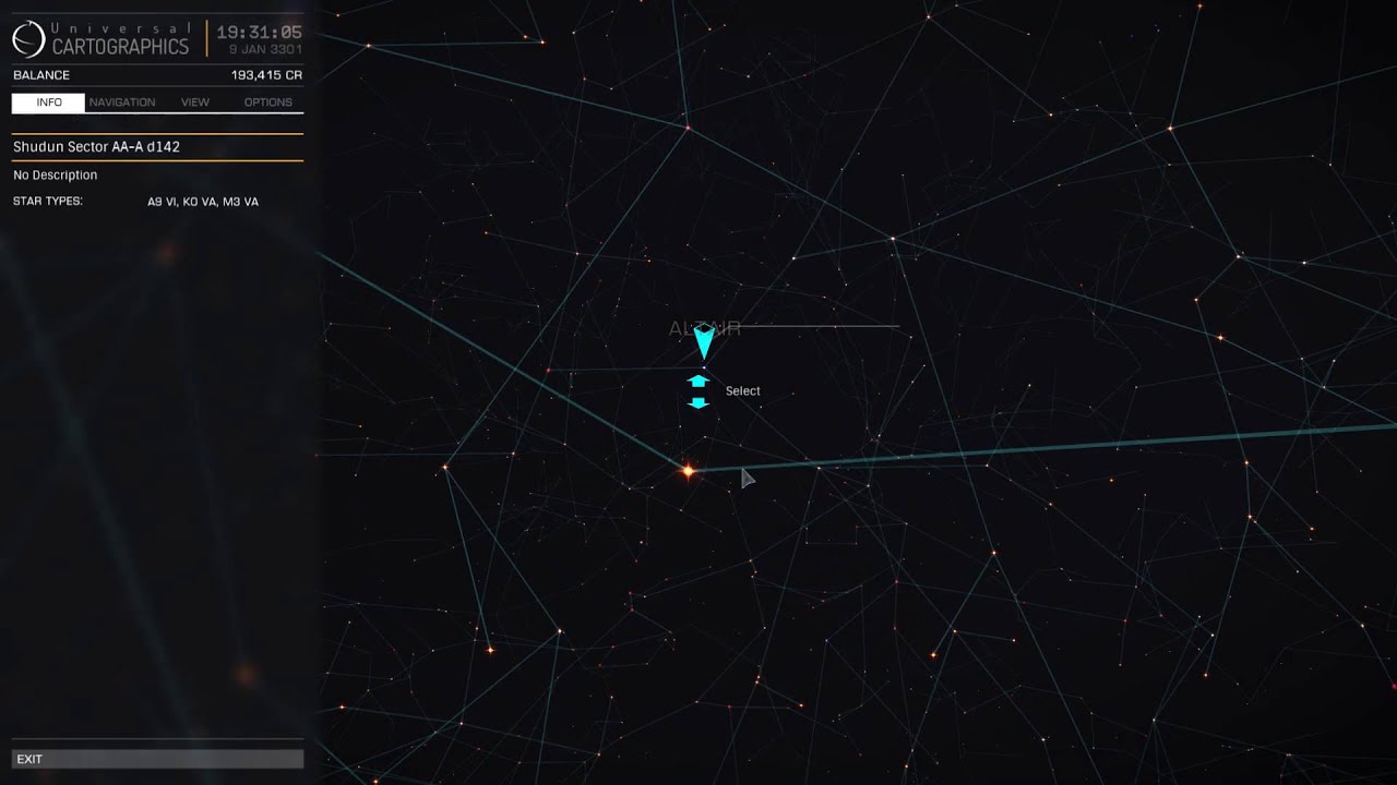 Elite: Dangerous - Galaxy map - YouTube