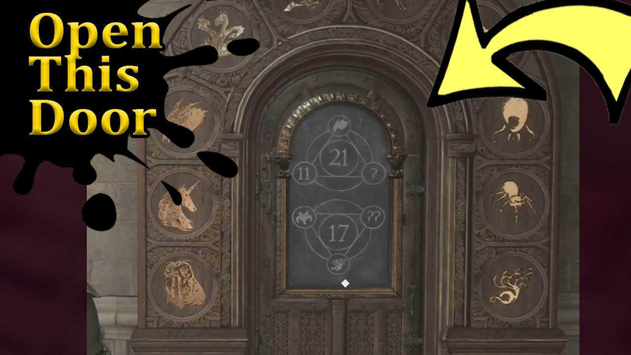 How to open Creature door Potions Classroom hogwarts legacy Library ...