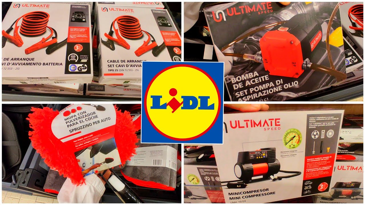 LIDL 🔴 BAZAR HERRAMIENTAS PARA COCHE PARKSIDE Y ULTIMATE SPEED 🧲 25 DE ...