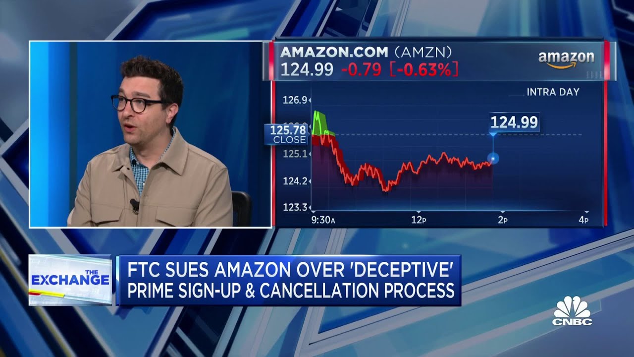 FTC sues Amazon over its 'deceptive' Prime user policy - YouTube