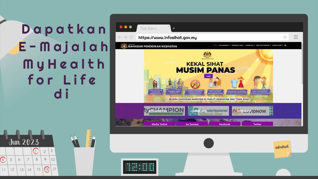 E-Majalah MyHealth for life edisi Jun 2023 - YouTube