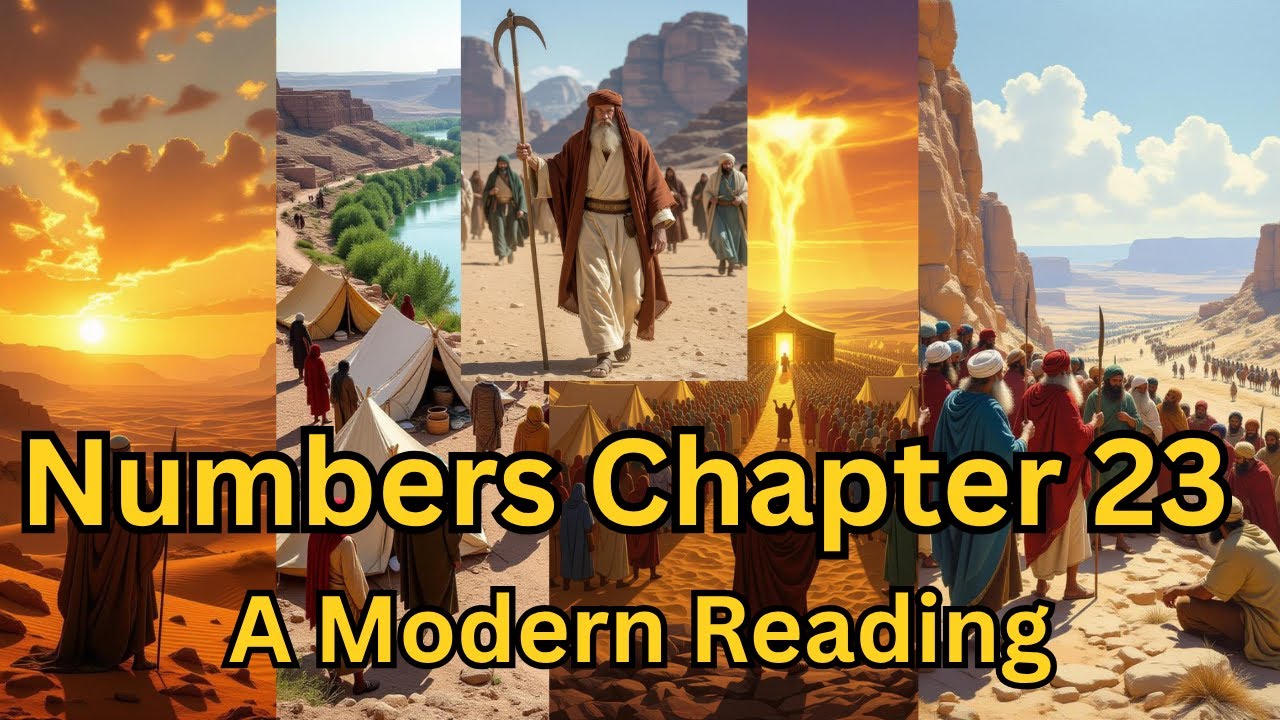 Numbers Chapter 23 | A modern reading. #BibleStories #moses # ...