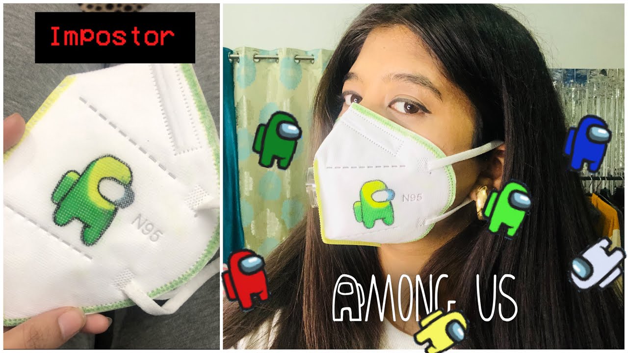 Customised *AMONG US* Face Mask | DIY Among Us Face Mask | DIY Face ...