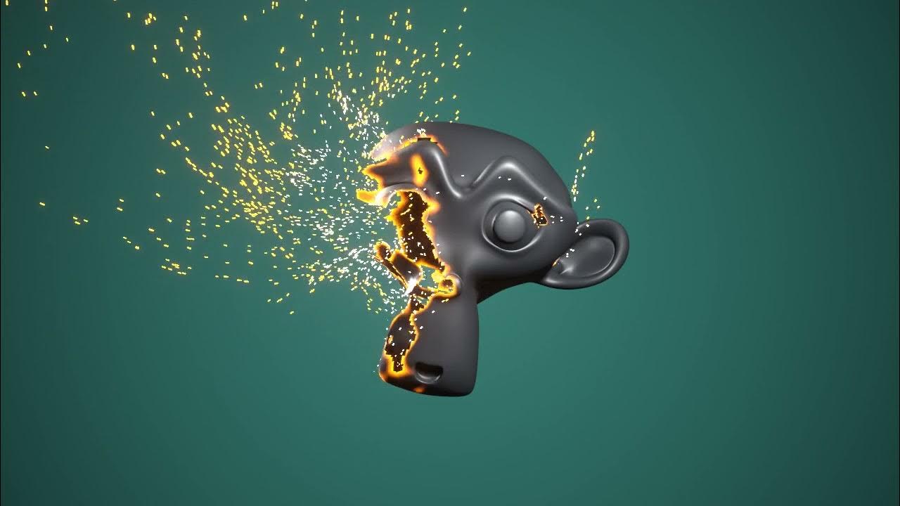 Disintegration Particle Emission Revisit - Blender Geometry Nodes 3.0 Field; Noding-product ...