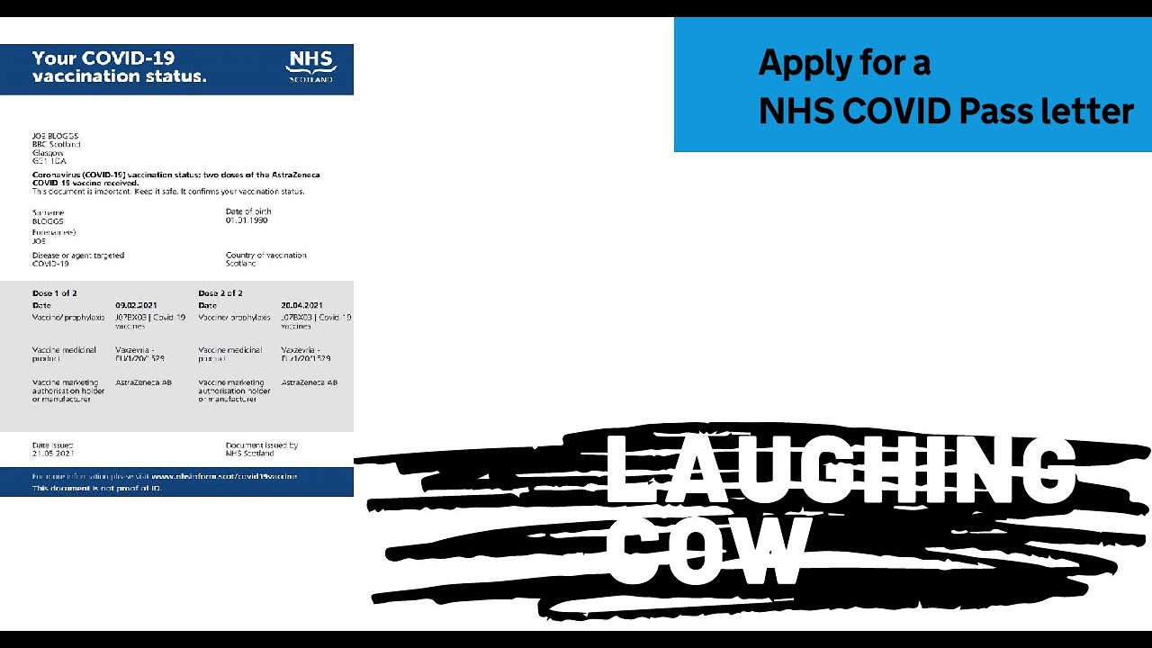 Guide for NHS COVID PASS | NHS COVID PASS LETTER | COVID PASSPORT ...
