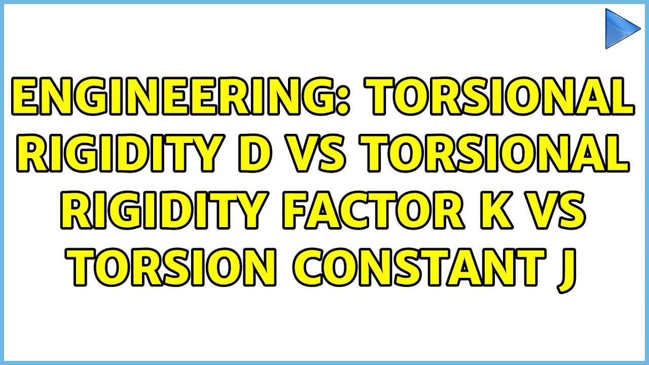 Engineering: Torsional rigidity D vs torsional rigidity factor k vs ...