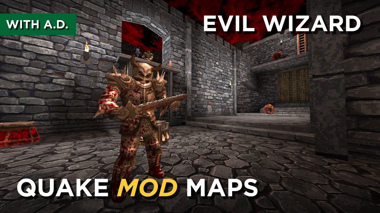 Quake Maps - Evil Wizard - YouTube