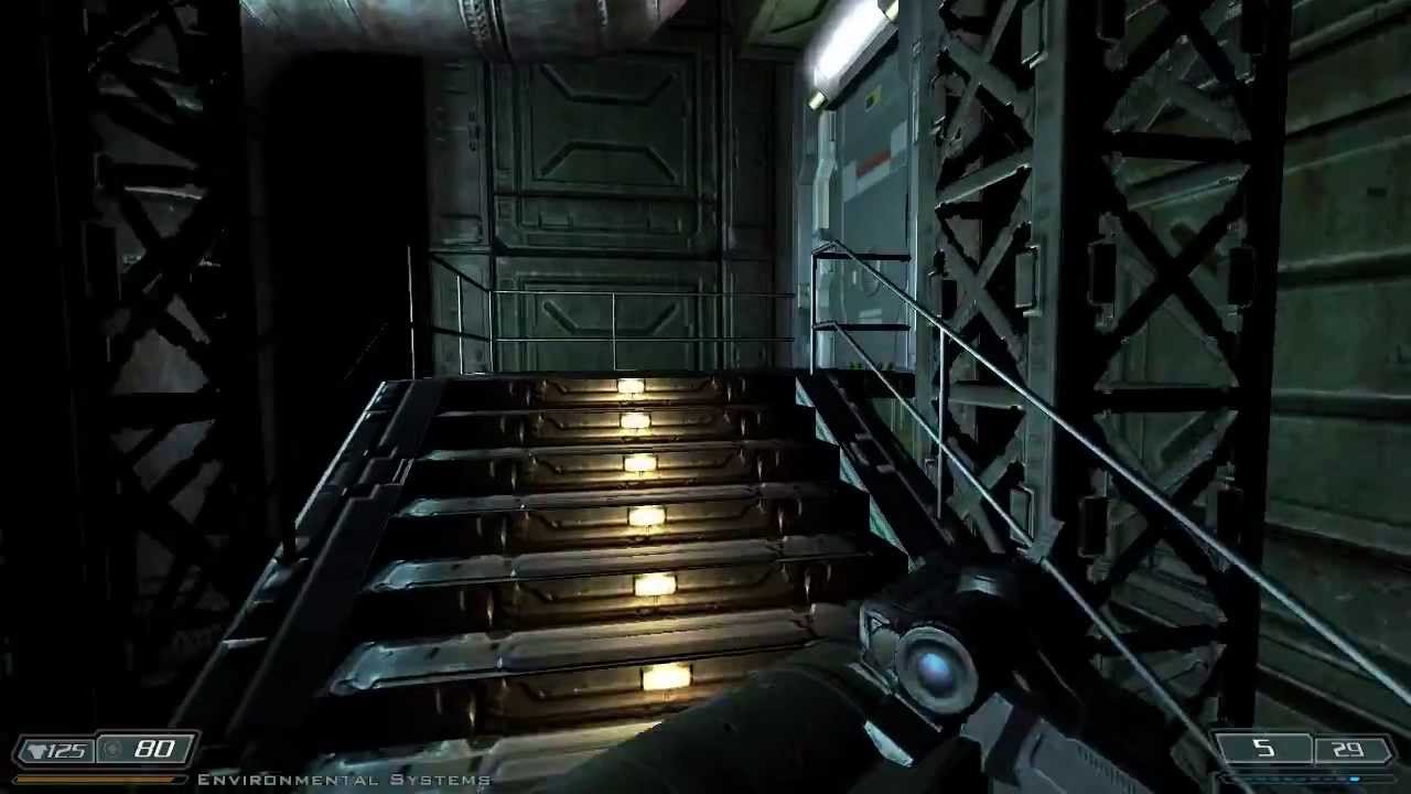 Doom 3 Lost Mission Nightmare Part 6 - Exis Labs 2 - YouTube