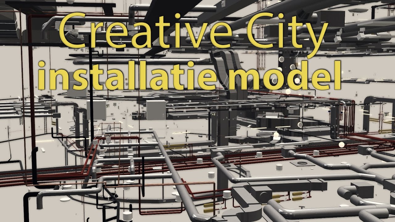 Creative City Installatie BIM model - YouTube