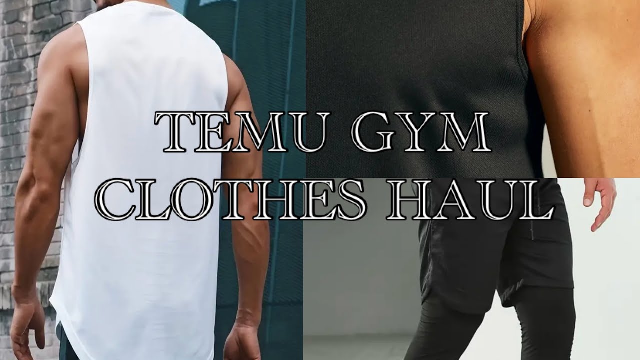 TEMU GYM CLOTHING HAUL - YouTube