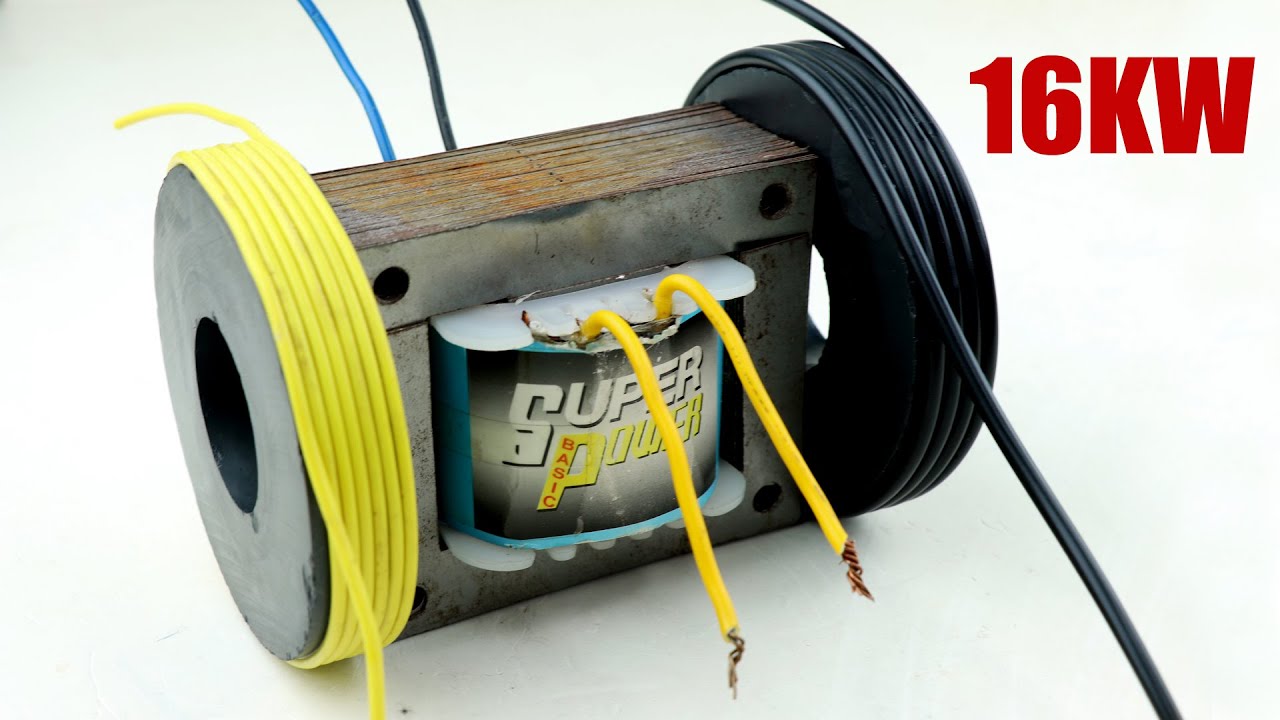 16000W Transformer Copper PVC Cable Magnet 220V Motor Electricity ...