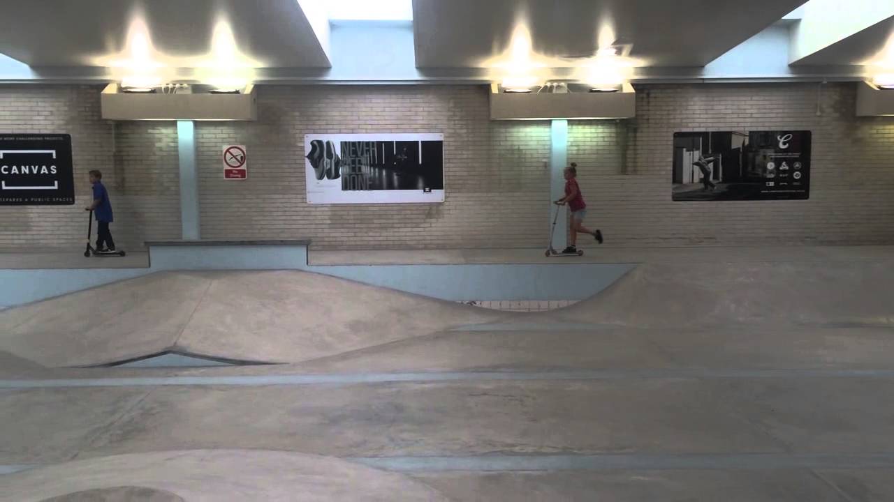 Campus Pool Skate Park - YouTube