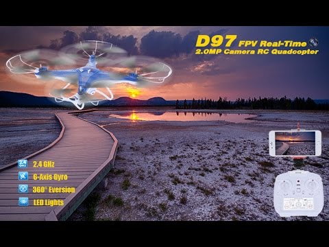 D97 FPV 2.4G 6 Channel 6-Axis Gyro Wifi Real-time Transmission RC ...