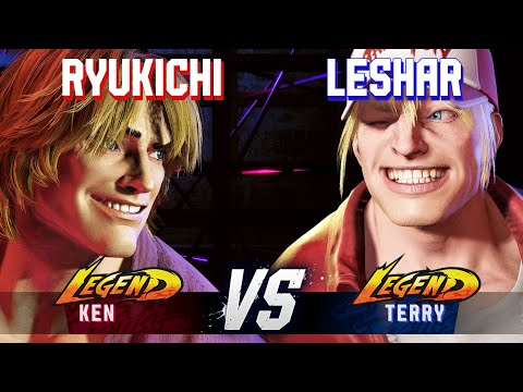 SF6 ▰ RYUKICHI (Ken) vs LESHAR (Terry) ▰ High Level Gameplay