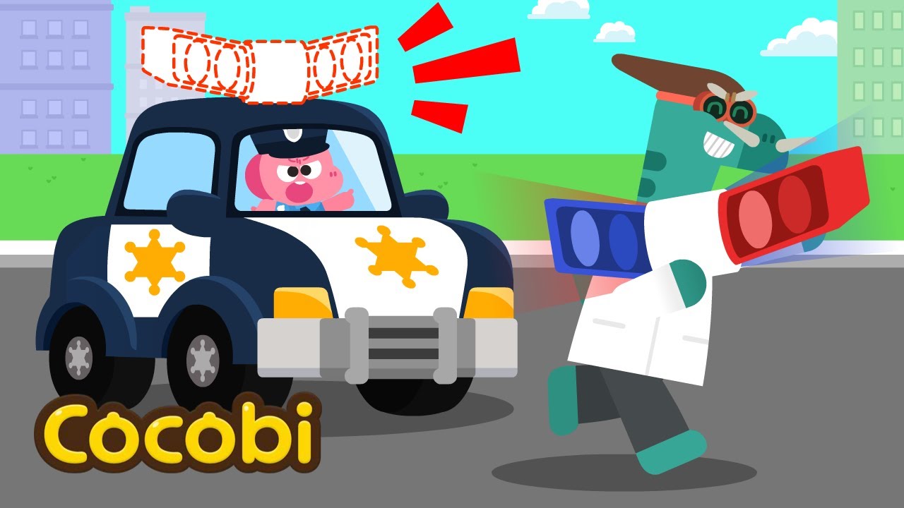 Mix - The Thief Stole My Police Car Siren! 🚨😱 Kids Songs Compilation ...