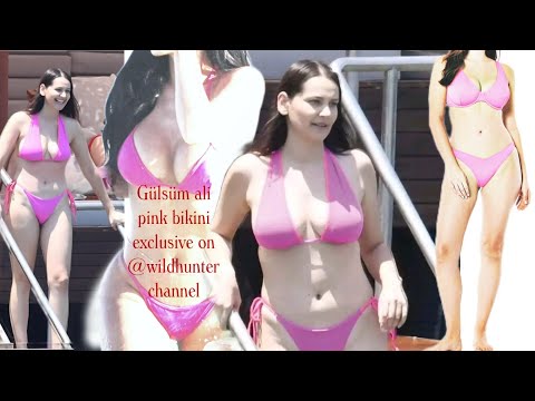 Gulsim ali khan, Gülsüm ali khan in pink bikini, gyulsim ali ilhan, aslihan hatun, ertugrul series 