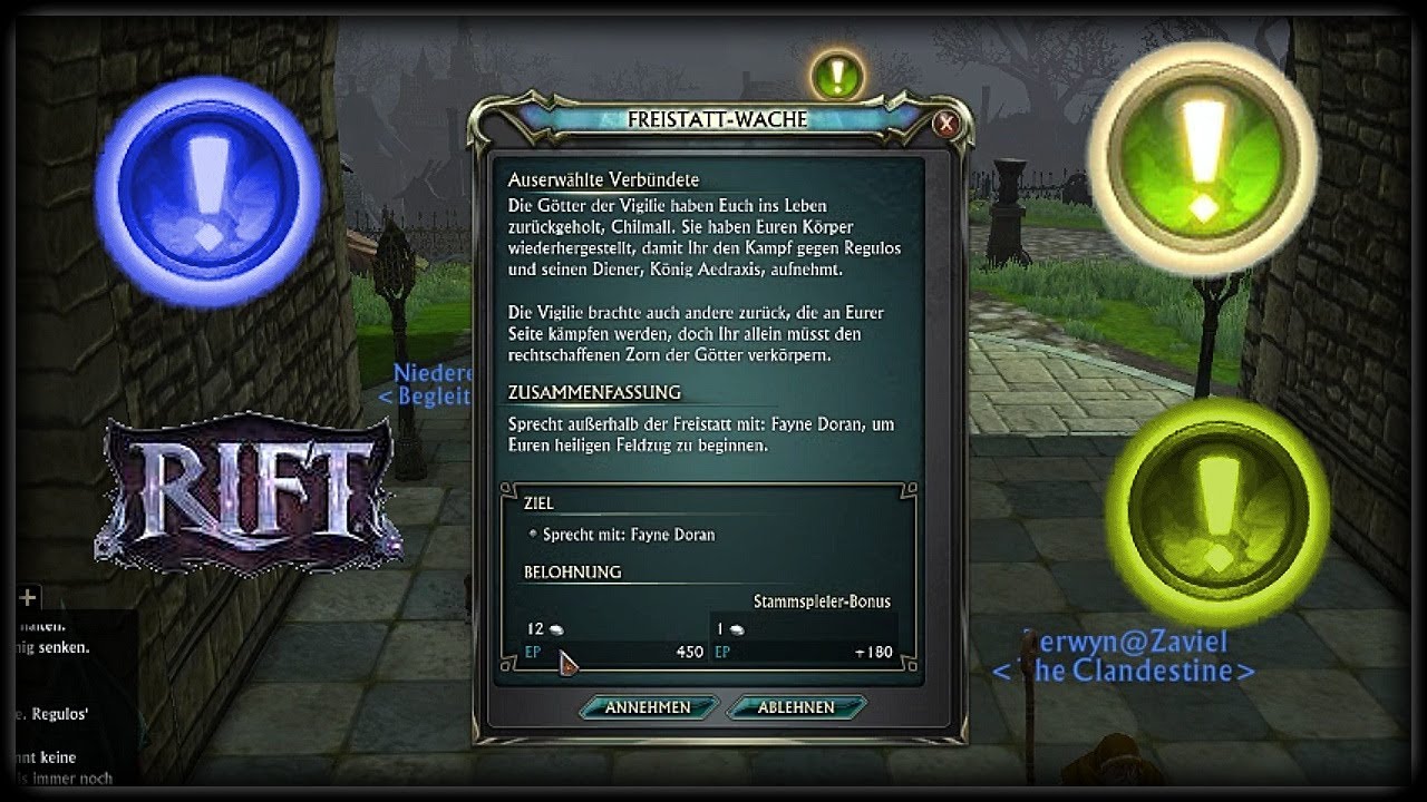 Rift Online #002 Unsere ersten Quests in der Großen Welt von Rift - YouTube