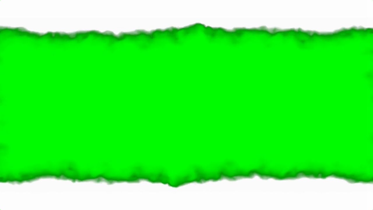4K UHD 2 sided White border green screen - YouTube