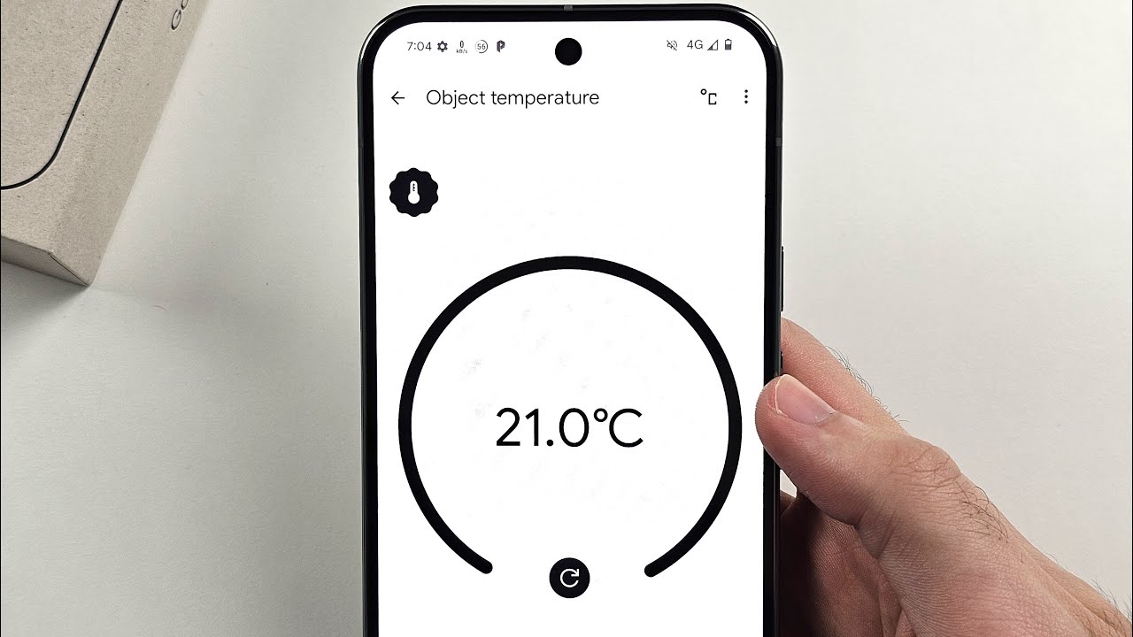 How To Use Temperature Sensor (Thermometer) on Google Pixel 9 Pro (XL ...