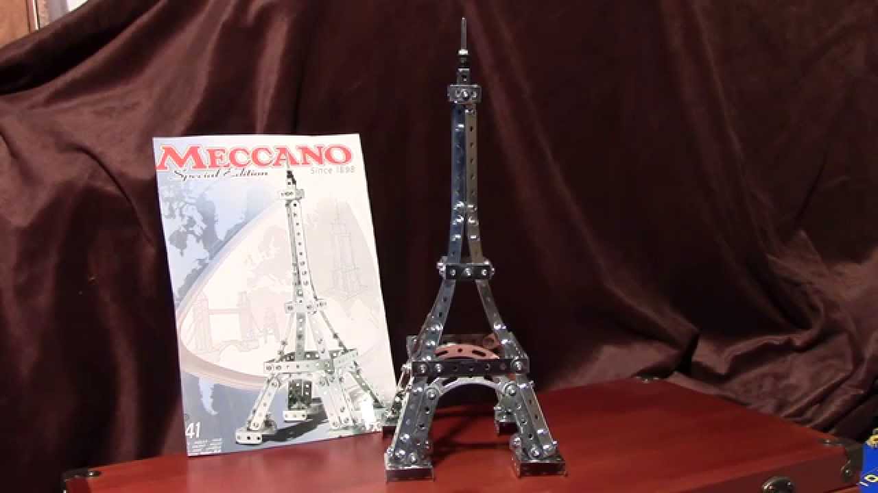 MECCANO SPECIAL EDITION EIFFEL TOWER 0518 (small) SET (2010) - YouTube